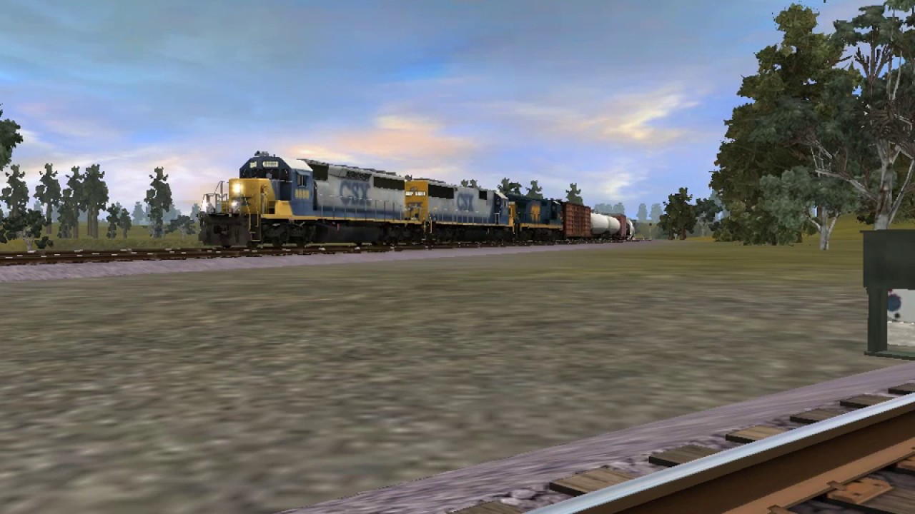 Trainz 12: CSX 8888 Leading! - YouTube