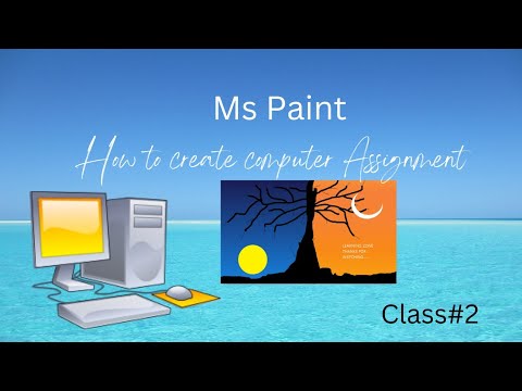 Ms Paint_creative design _exclusive idea how to create asthetic morning ...