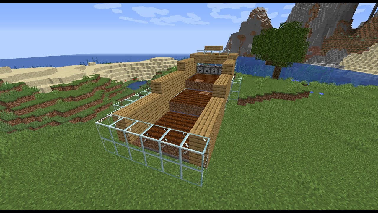 Minecraft tutorial #6 (farm di grano automatica) - YouTube