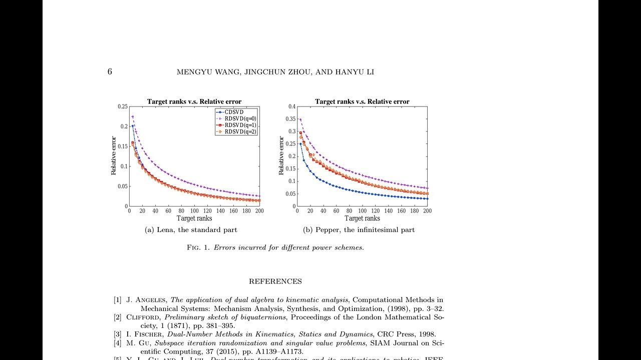 Randomized dual singular value decomposition - ArXiv:2407.16925 - YouTube