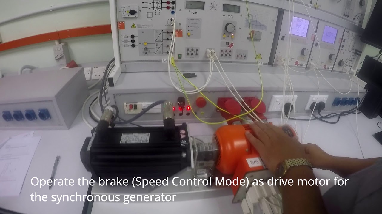 LAB 5 Sync Generator Load Characteristic - YouTube