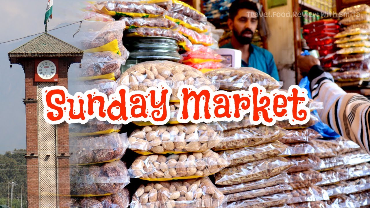 Famous Sunday Market in Kashmir | Cheapest Market Rs 10 | Sunday Market ...