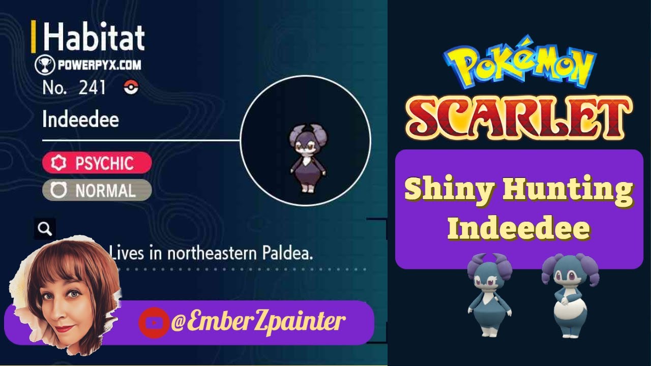 Shiny Hunting for Indeedee in Pokemon Scarlet! XD - YouTube