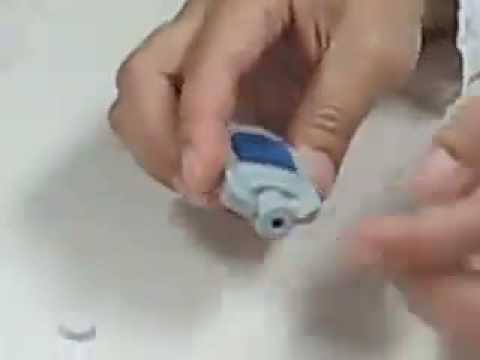 Glucometer How to use - YouTube