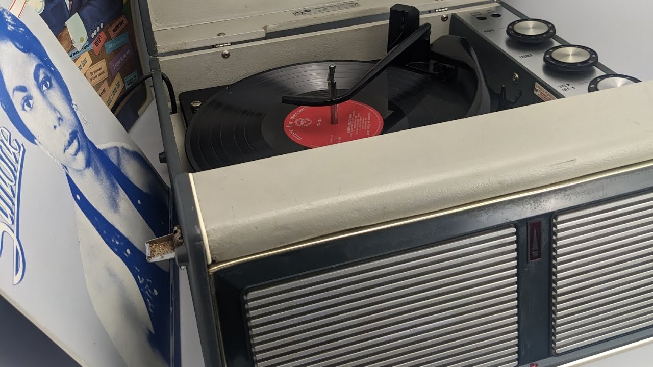 1960s British Bush SRP41 record player, autochanger Monarch deck ...