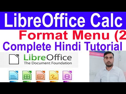 Libreoffice Calc Format Menu Part 2 | Libreoffice Calc में Format Menu सीखें | ccc exam ...