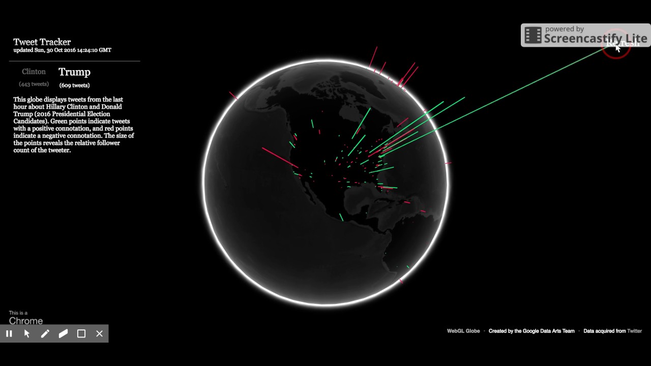 Ekansh Vinaik - WebGL Globe Demo - YouTube