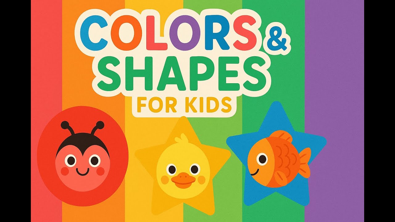 Learn Colors and Shapes with Animals! | Fun & Educational for Kids ...
