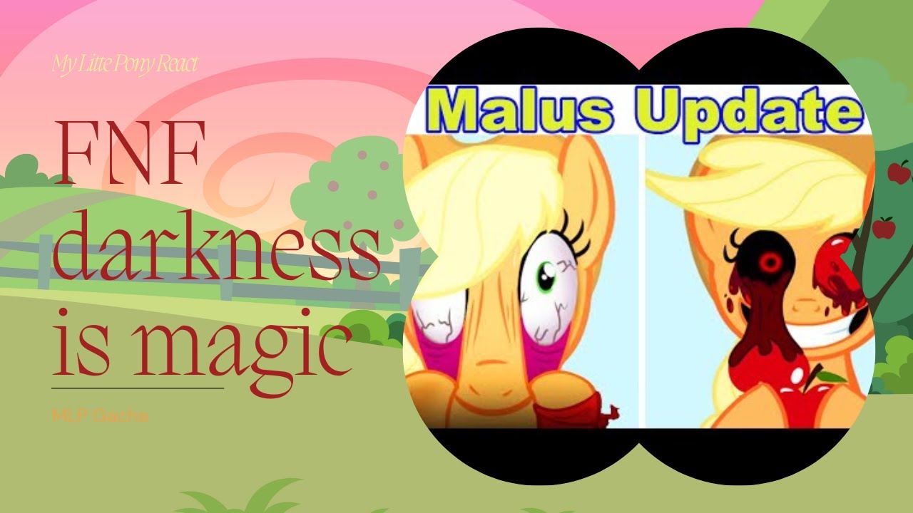 MLP React - FNF VS Darkness is Magic V1.1 FNF Mod (My Little Pony ...