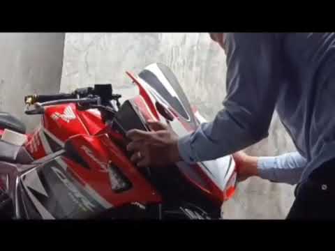 cara mudah memasang kedok Cbr 250 pada cbr 150 facelift