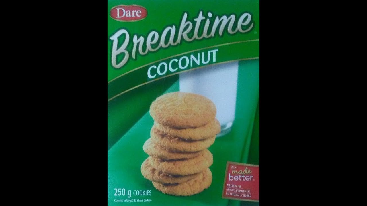 Dare Breaktime Coconut Cookies 2017 - YouTube