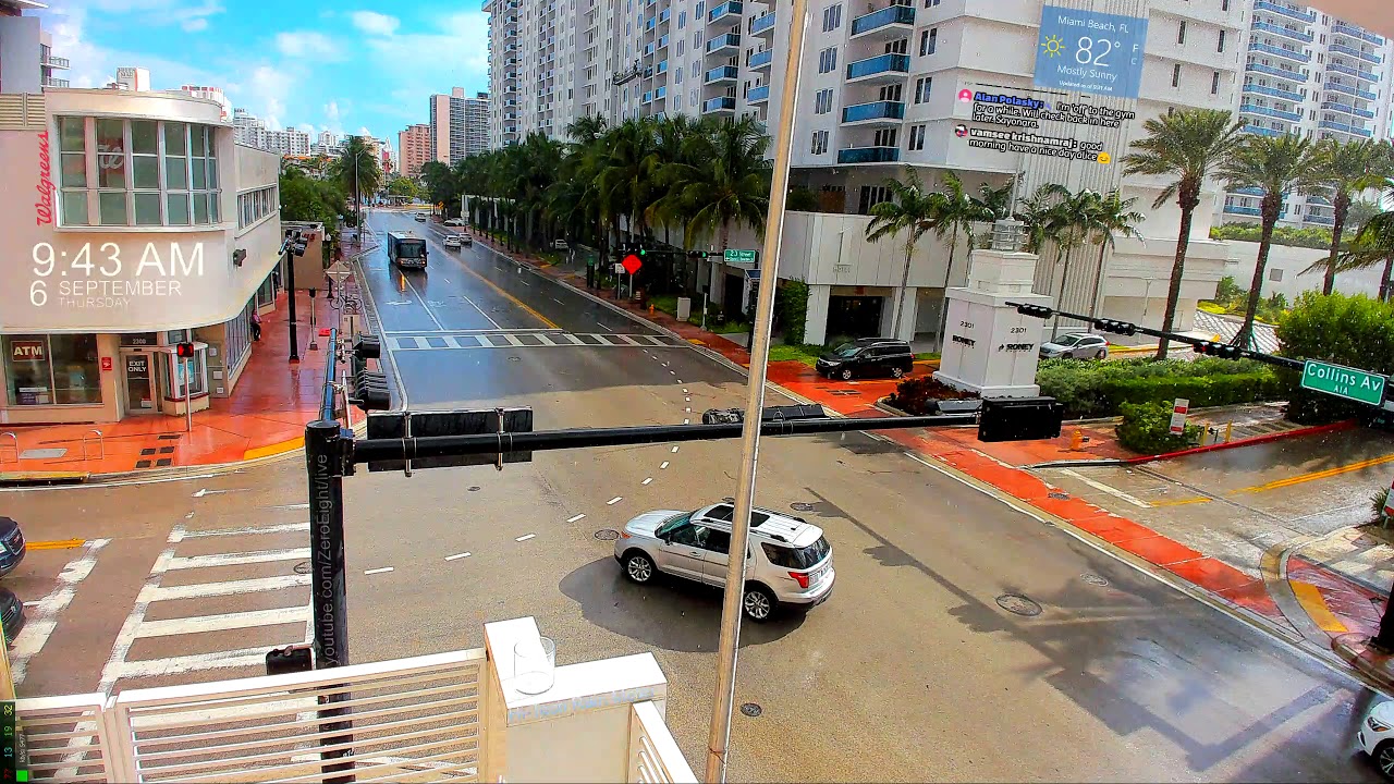 Instant 1 minute shower - South Beach, Miami Beach, Florida USA - YouTube