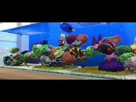 Behind Glass: Aquarium Simulator - Floating style reef tank - YouTube