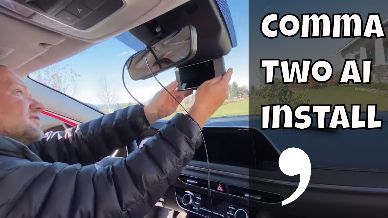 Self driving car!!!! Installing Comma two - YouTube