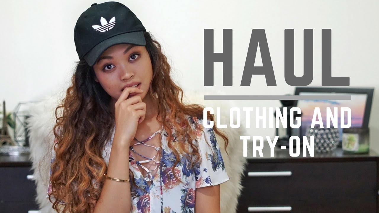 Clothing Haul and Try-on - YouTube