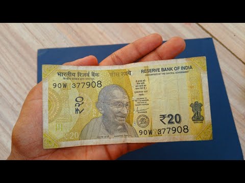 20 Rupees Note Mini Cute House | Origami Rupees Craft - YouTube
