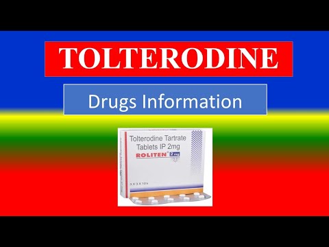 TOLTERODINE - - Generic Name , Brand Names, Precautions , How to use ...