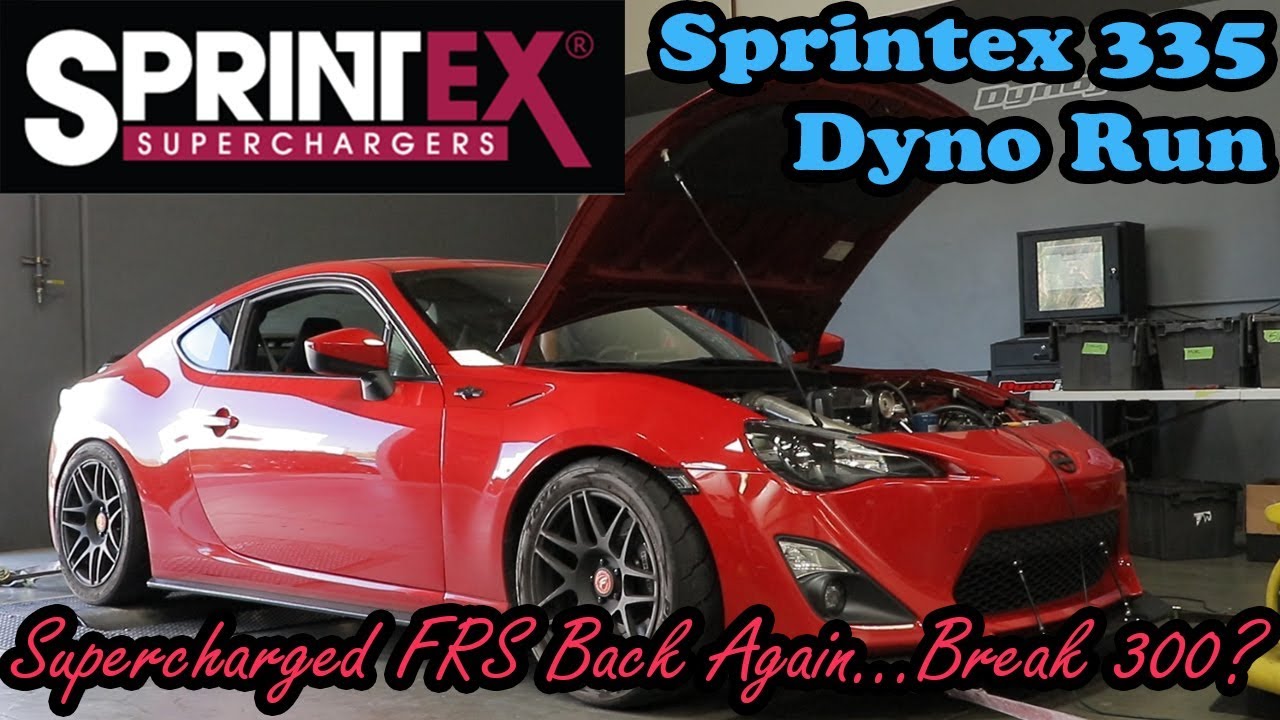 Sprintex 335 Supercharged FRS Back Again...Bigger Supercharger=More ...