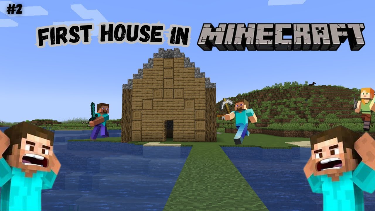 I Made My First House In MINECRAFT 🏠🏡| Minecraft Survival Series ...