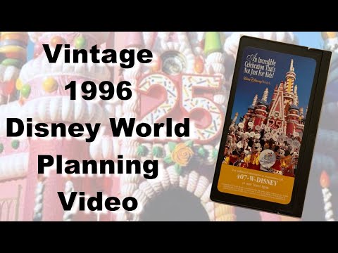 Vintage WDW Planning Video 1996 Disney Institute