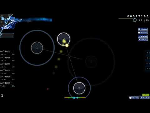 OSU! JULAAN'S TRIANGLE JUMP TRAINING (EYES HALF CLOSED) 6,65 STARS ...