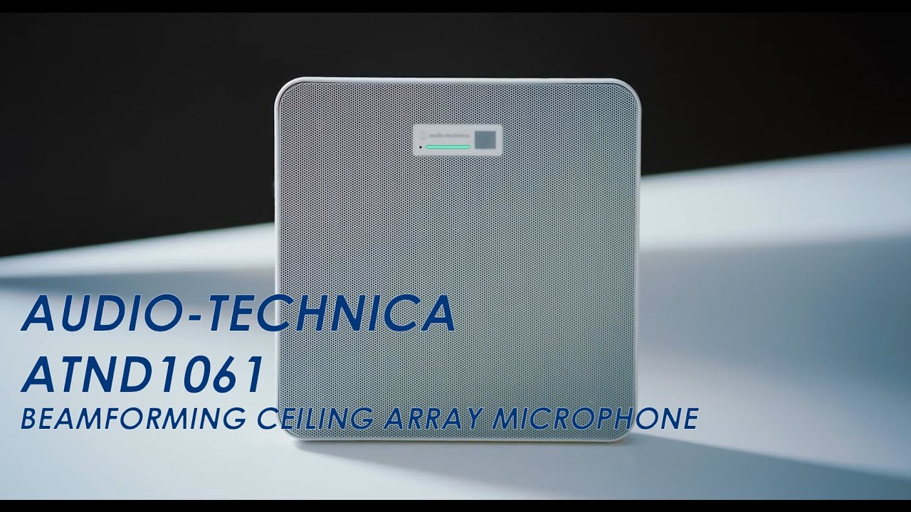 Audiotechnica ATND1061 Beamforming Ceiling Array Microphone from Alpha ...
