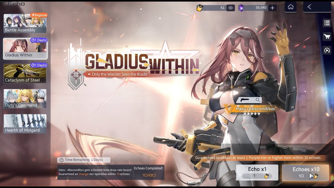 Snowbreak: Containment Zone v1.5 Haru Absconditus Gacha/Pulls - YouTube