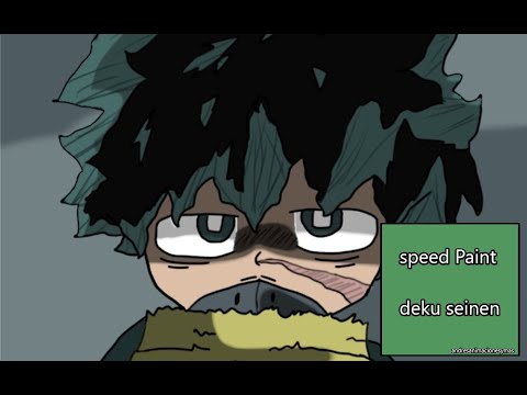 speed paint/ deku seinen (vigilante)/ my hero academia - YouTube