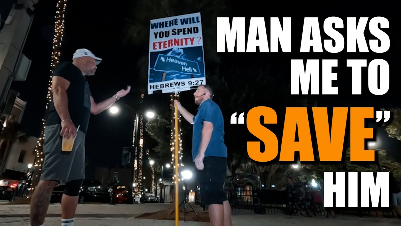 Man asks me to "SAVE" him - YouTube