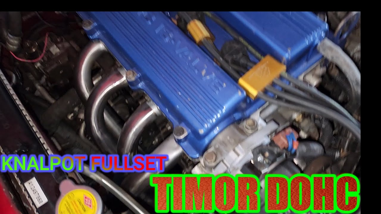 KNALPOT RACING MOBIL GANTI FULLSET HEADER TIMOR SUARA GAHAR - YouTube