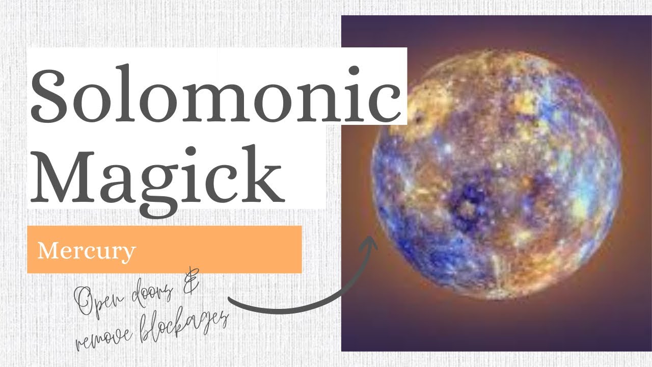 Solomonic Magick 5th pentacle of Mercury - YouTube