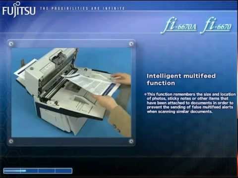 Fujitsu fi-6670, fi-6670A Document Scanners - YouTube
