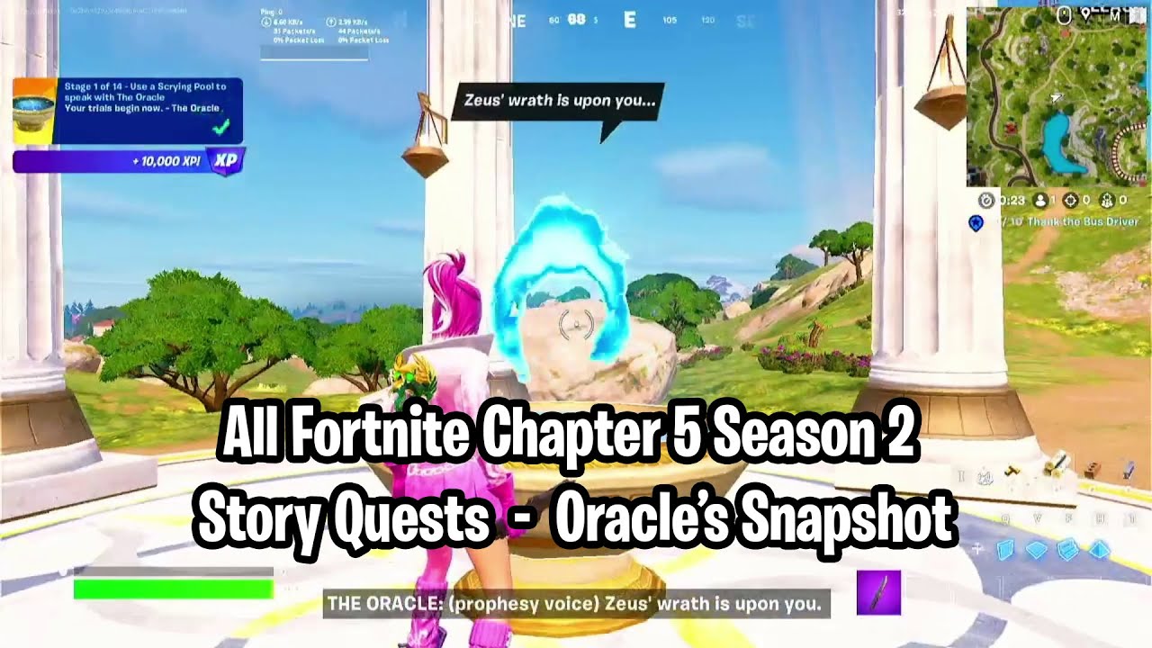 How to Complete All Fortnite Chapter 5 Season 2 Story Quests for Oracle ...