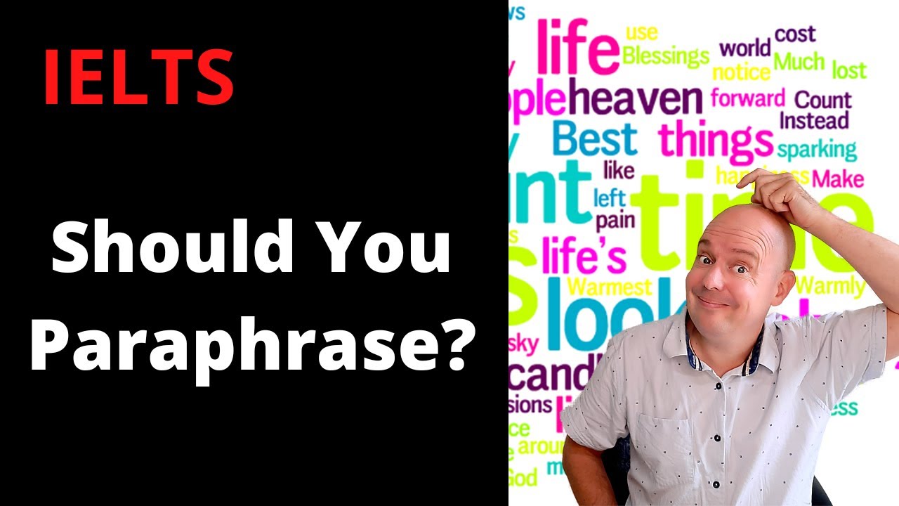 Paraphrase In IELTS Speaking - YouTube