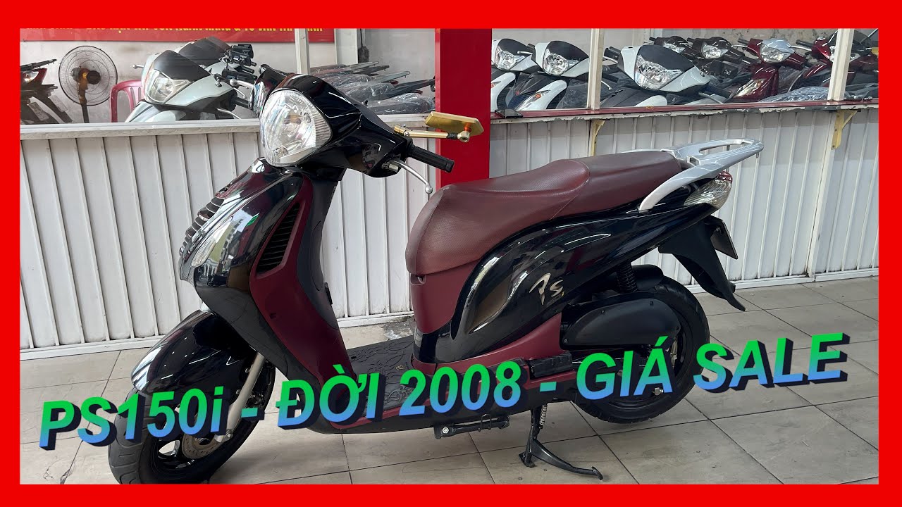 SH THANH TUYÊN GIỚI THIỆU XE PS150i, MÀU ĐỎ ĐEN, ĐỜI 2008, GIÁ 35TR ...