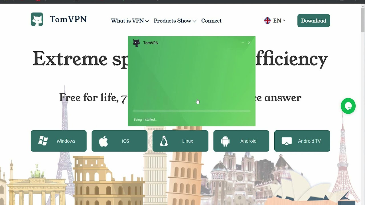 BEST FREE VPN FOR WINDOW 10 PC | TOM VPN FREE FOREEVER - YouTube