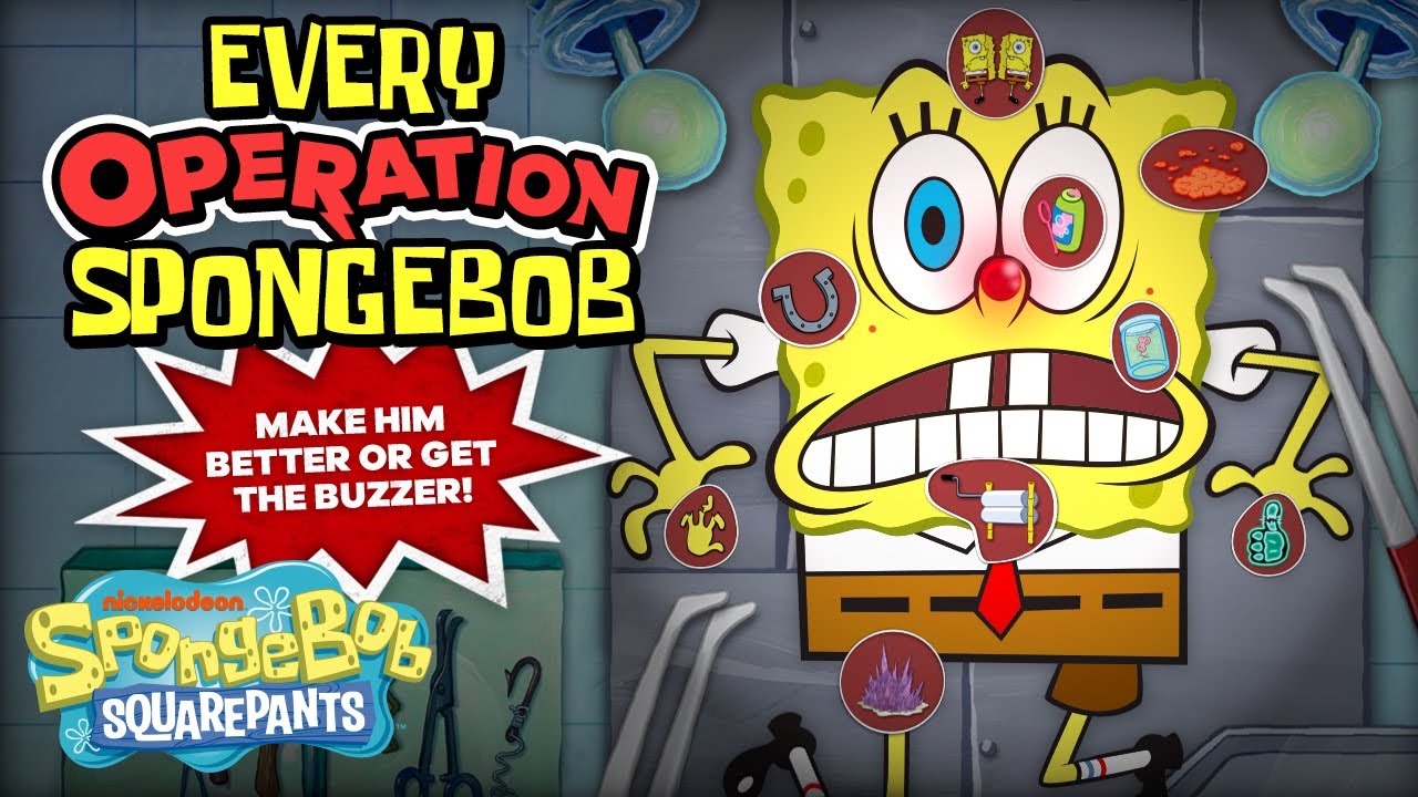 "Operation" SpongeBob | Every SpongeBob Operation EVER! - YouTube
