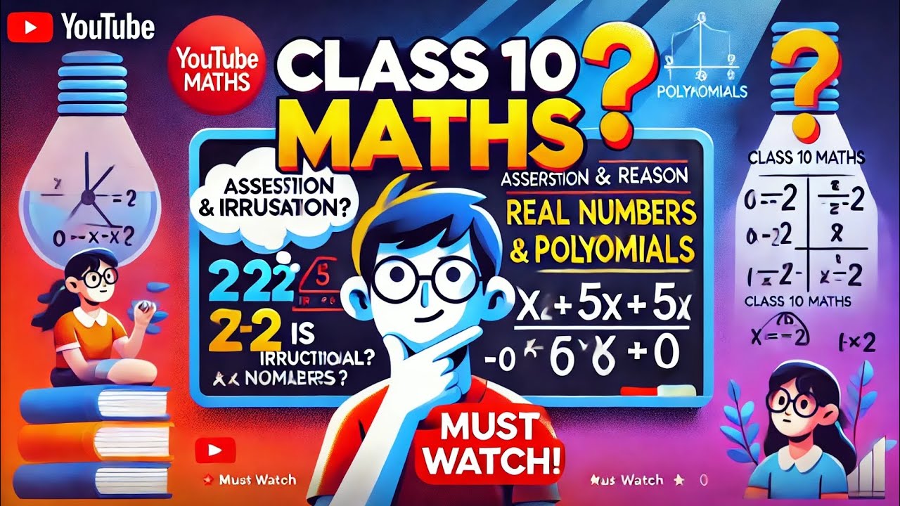 📚 Class 10 Maths Assertion And Reason Questions 🔥 Real Number And 5618