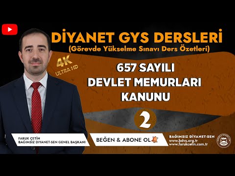657  SAYILI DEVLET MEMURLARI KANUNU (2)
