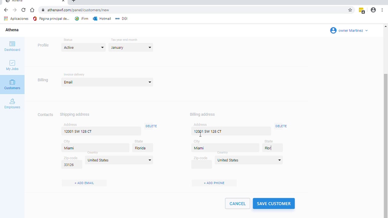Discover the Easy Way to Create a Customer with Athena Work Flow ...