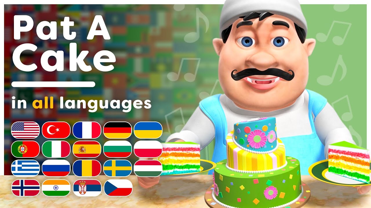 Pat A Cake! | All languages! | Multilanguage Kids Song | Hey Kids ...