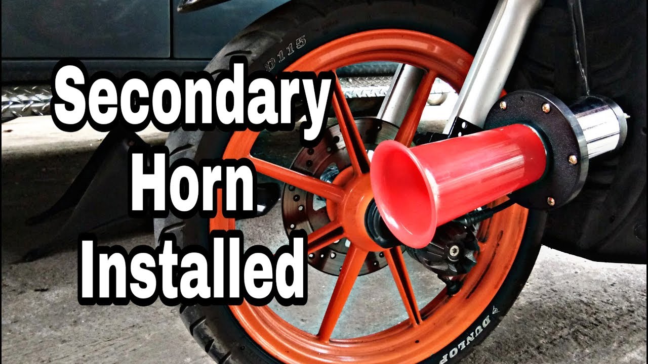 secondary horn installed | cow horn | stock horn plus secondary horn ...
