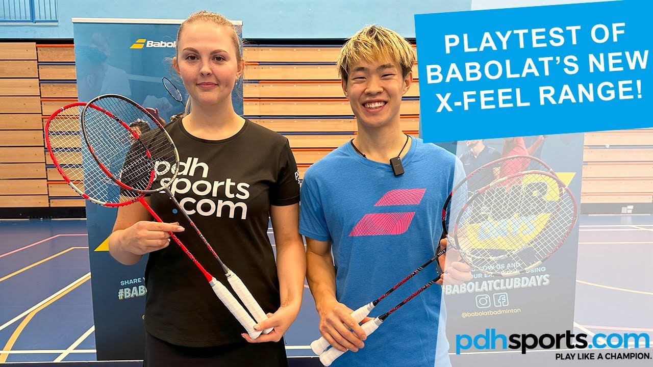 Babolat X-Feel 24 Badminton racket range review by pdhsports - YouTube