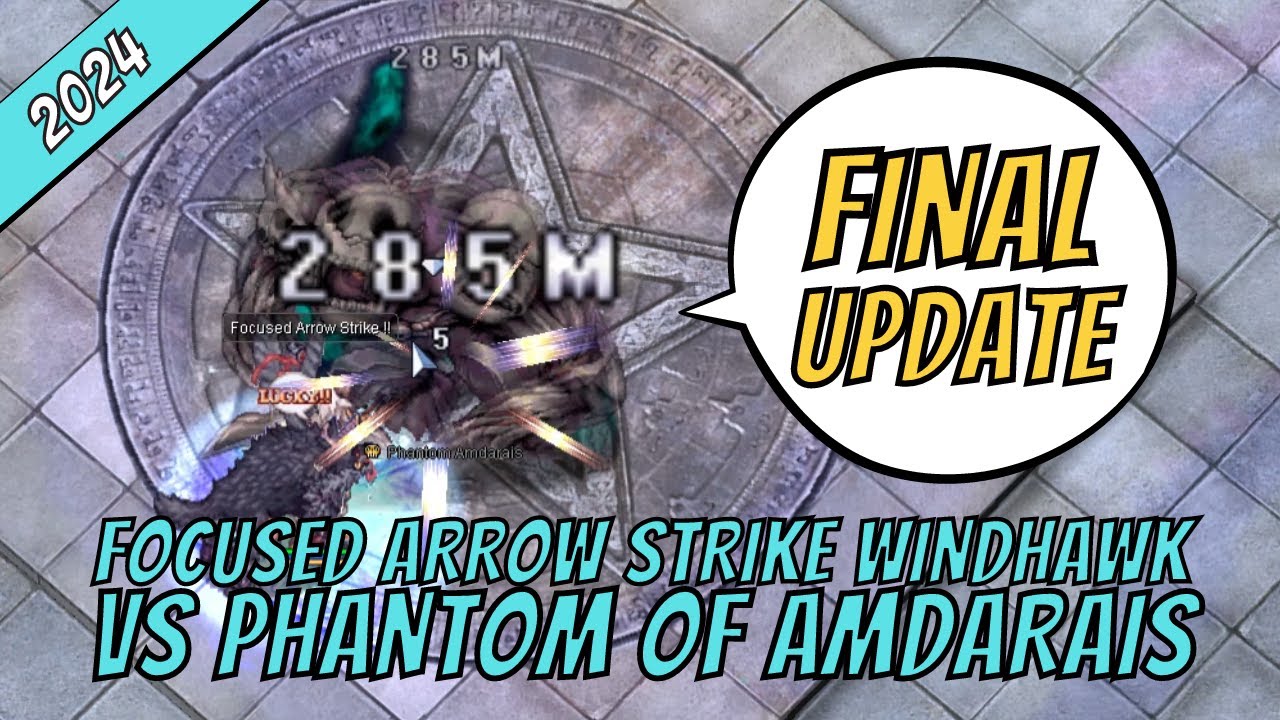 iRO Chaos - Focused Arrow Strike Windhawk - OGHCM Floor 5 (August 2024 ...