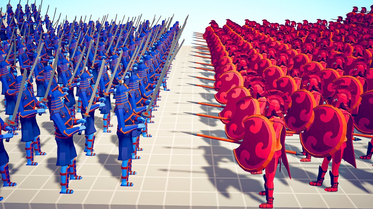 100x ANCIENT ARMY ⚔️ vs 🥷 100x DYNASTY ARMY / Totally Accurate Battle ...