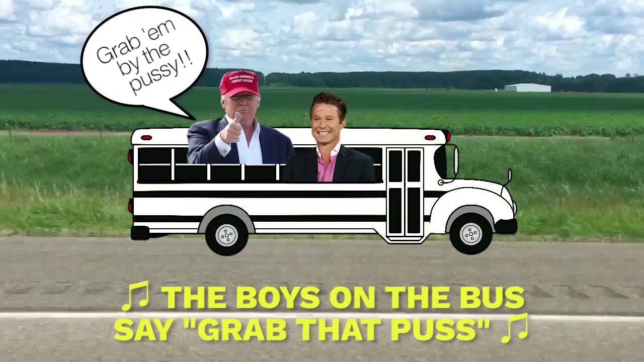 “Wheels on the Bus”- Donald Trump and Billy Bush Edition - YouTube