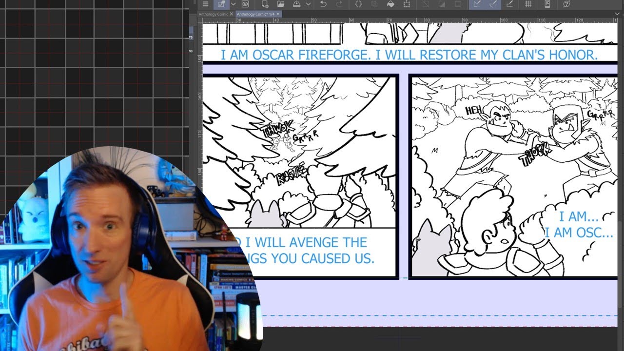 Kids' Comics Studio Anthology Project Live Draw with Geoff (Part 3) - YouTube