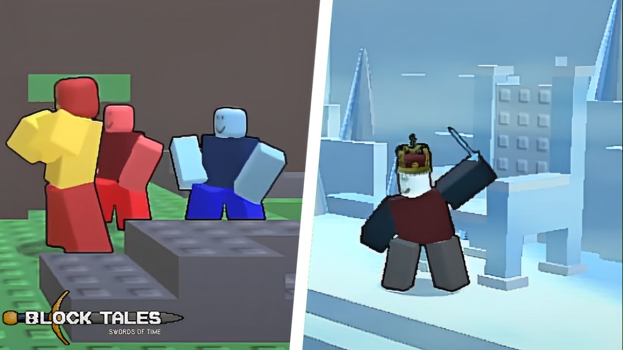 An RPG game that talks about swords - Block Tales (Demo 3) #1 - YouTube