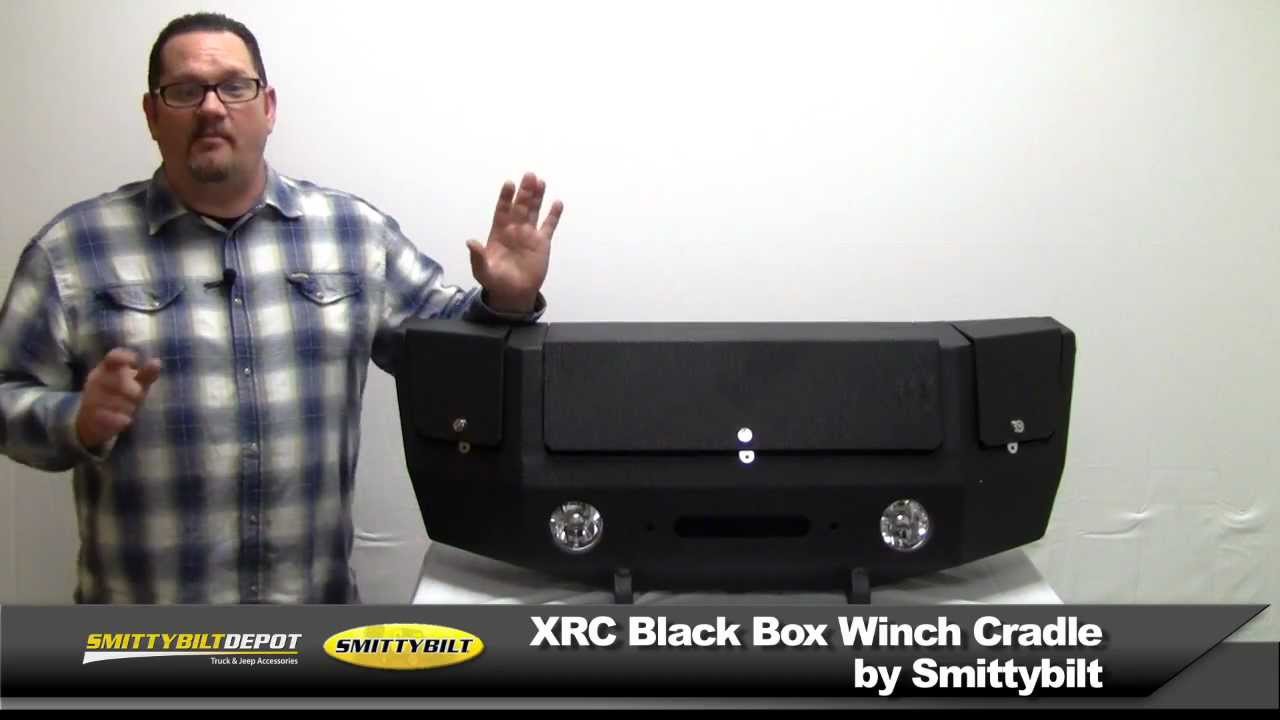 Smittybilt XRC Black Box Winch Cradle - YouTube