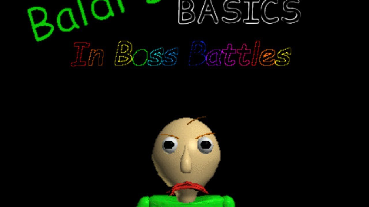 Working on Baldi's Basics in Boss battles - YouTube